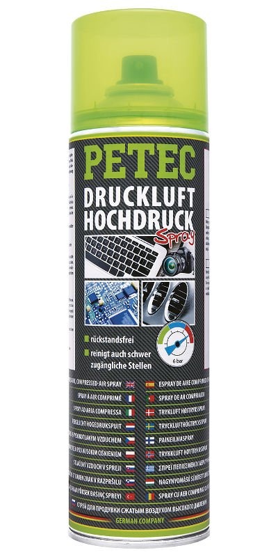 PETEC 72150 Stlačený vzduch v spreji 400 ml | AAmarket.sk